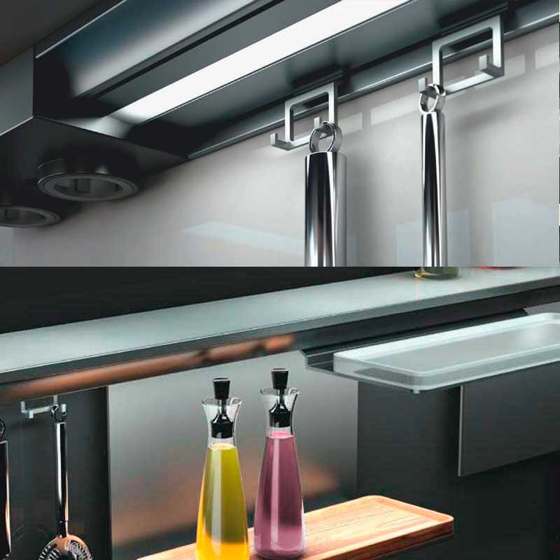 Linero Miro prateleira com luz 1 / Cucine Oggi SM701 l